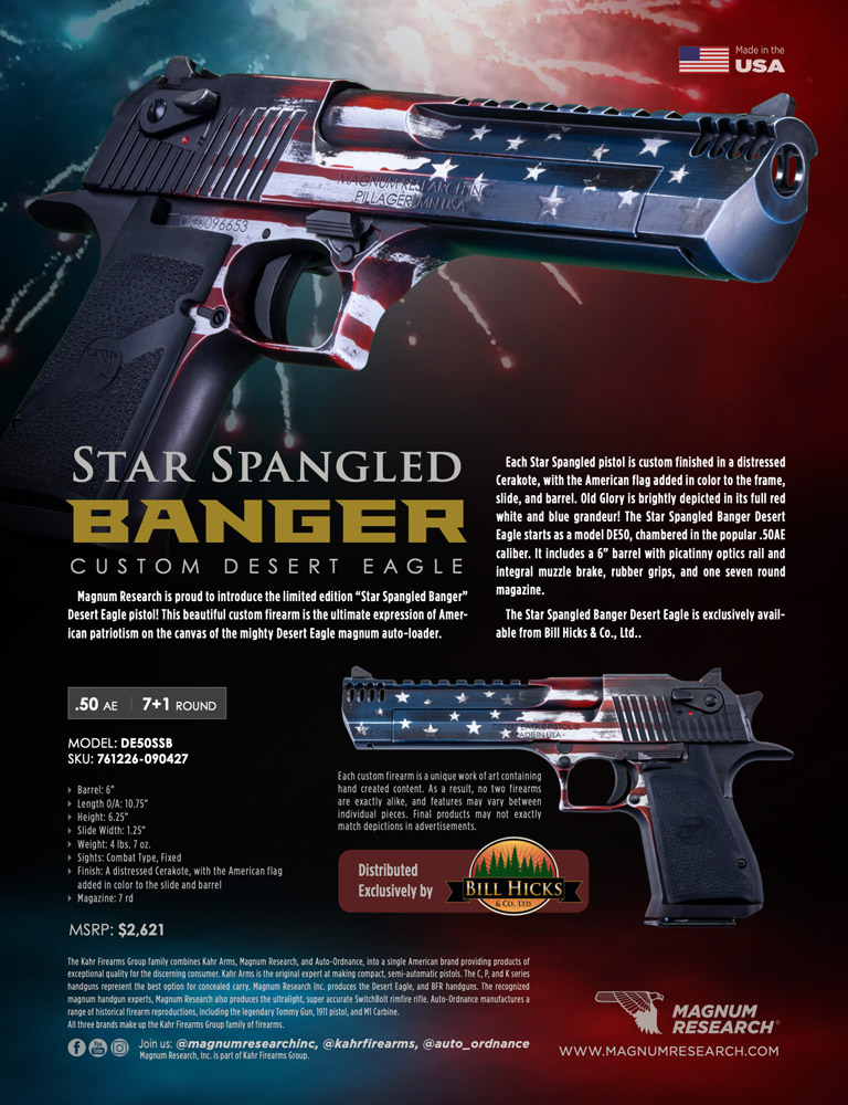 Magnum Research Introduces the Star Spangled Banger Desert Eagle ...
