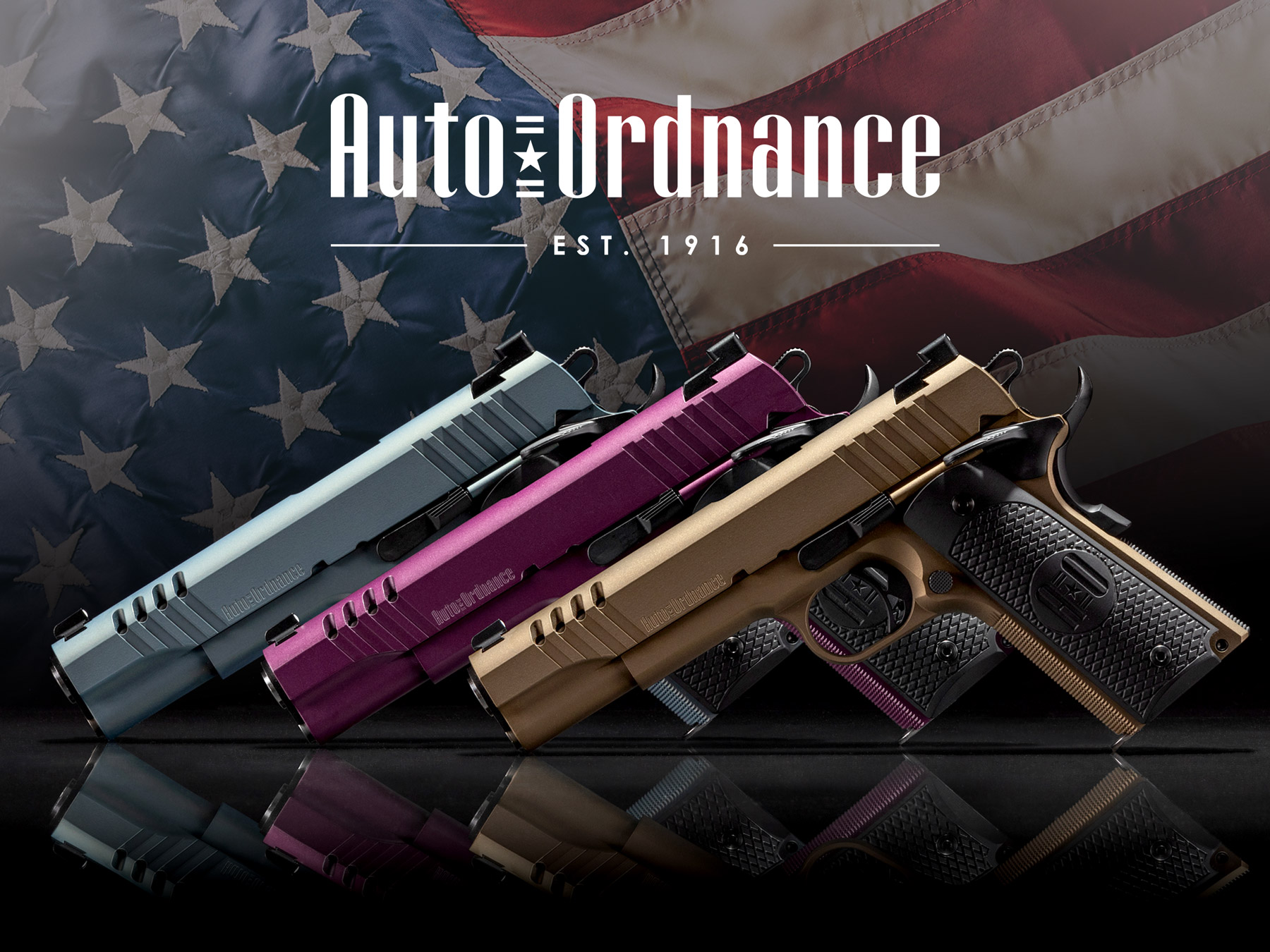 Kahr Firearms Group Announces New Colors for Auto-Ordnance 1911s ...