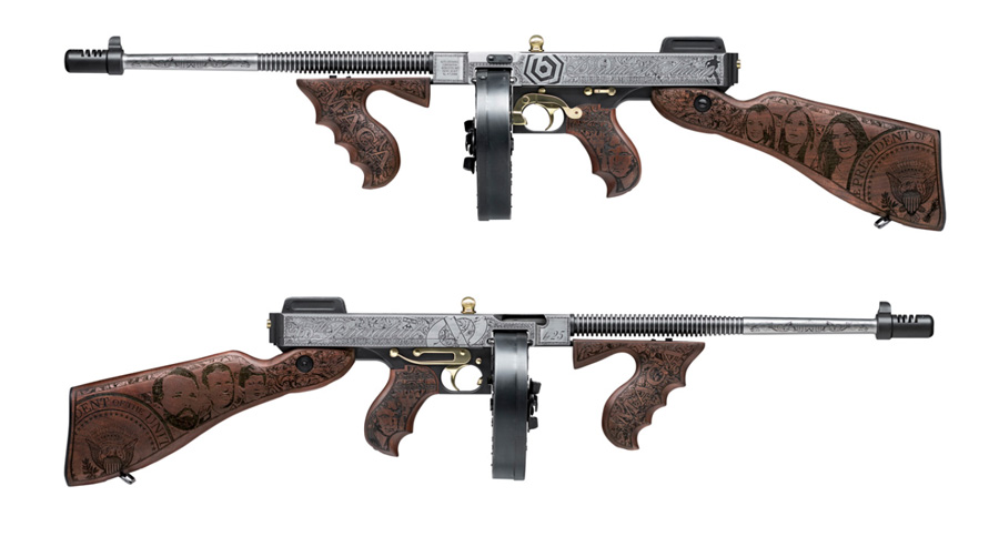 Auto-Ordnance and Ballistic Magazine Feature Custom Thompson for ...