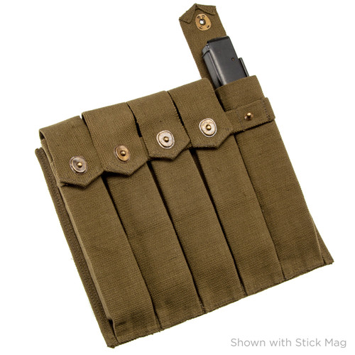 WWII 5 Mag Pouch Carrier for 30 round stick magazines - Kahr Firearms Group