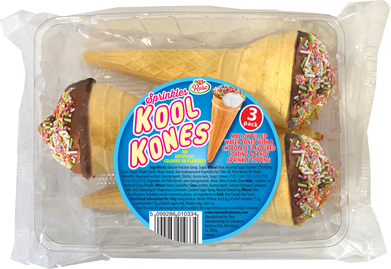Choc Kool Kones 3pk - 28 x 45g