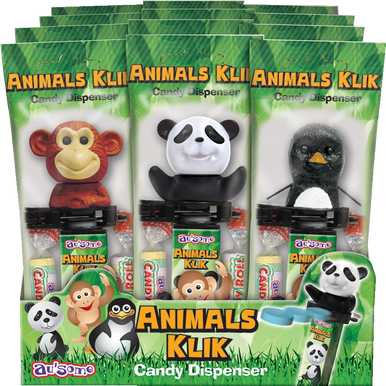 Klik Animal Candy Dispenser - 12 x 12 x 9g