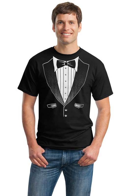The Original Tuxedo T-Shirt is Never Out of Style - Tuxedo T-Shirts by ...