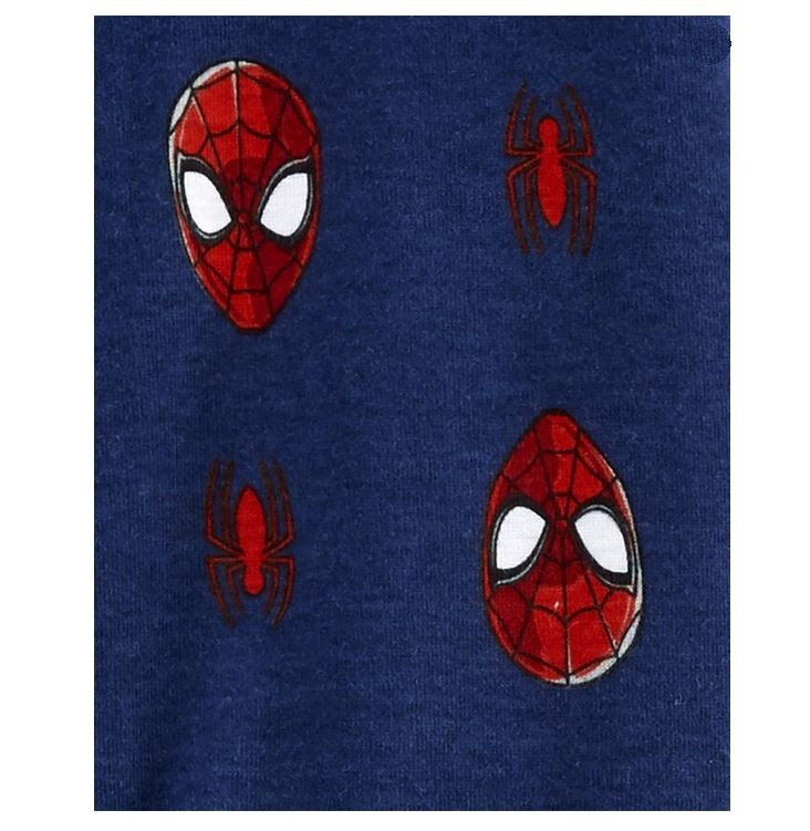Spider-man Toddler Boy's Superhero Print Cotton Pajama Sleeper, Size 3T ...