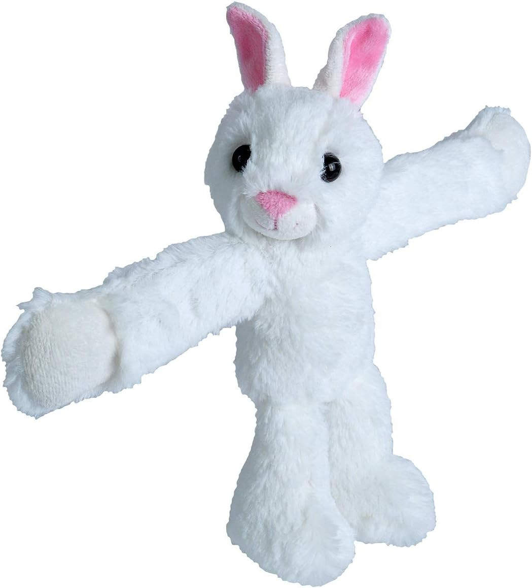 Wild Republic Huggers Plush White Pink Bunny, Award Winning Stuffed ...