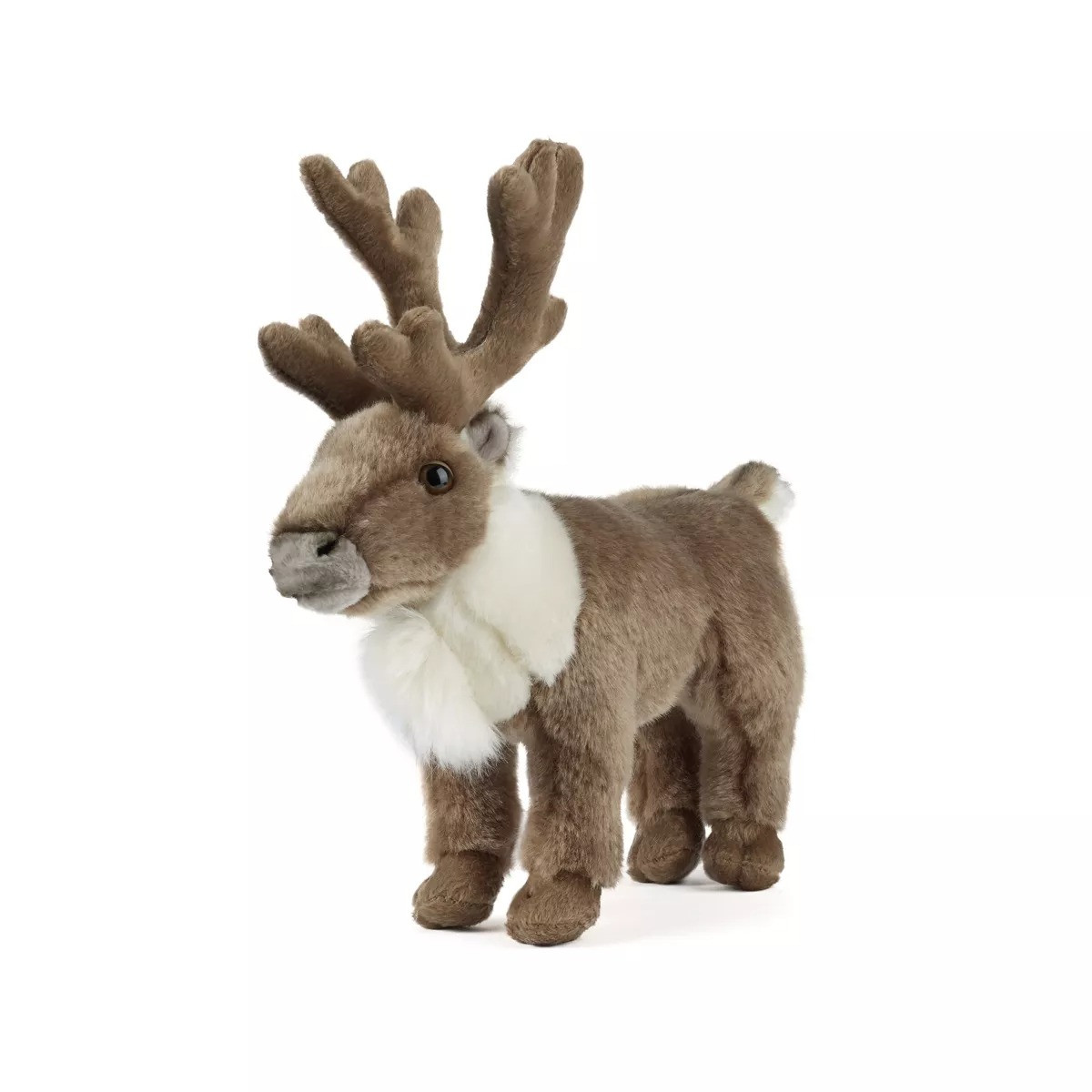 Living Nature Plush Standing Reindeer, 11" Stuffed Animal - Little ...