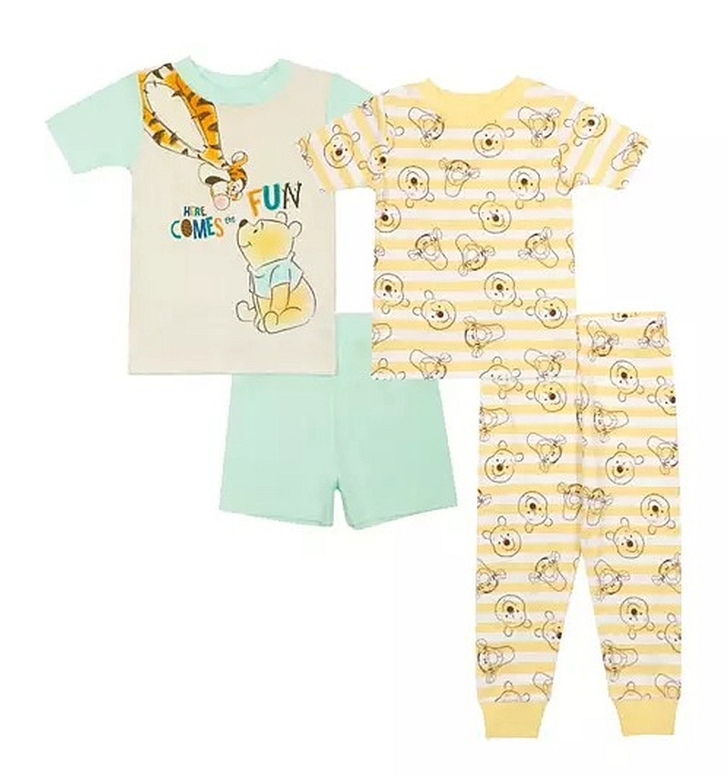 Toddler Boy's Winnie the Pooh and Tigger 'Here Comes the Fun' 4-Piece ...