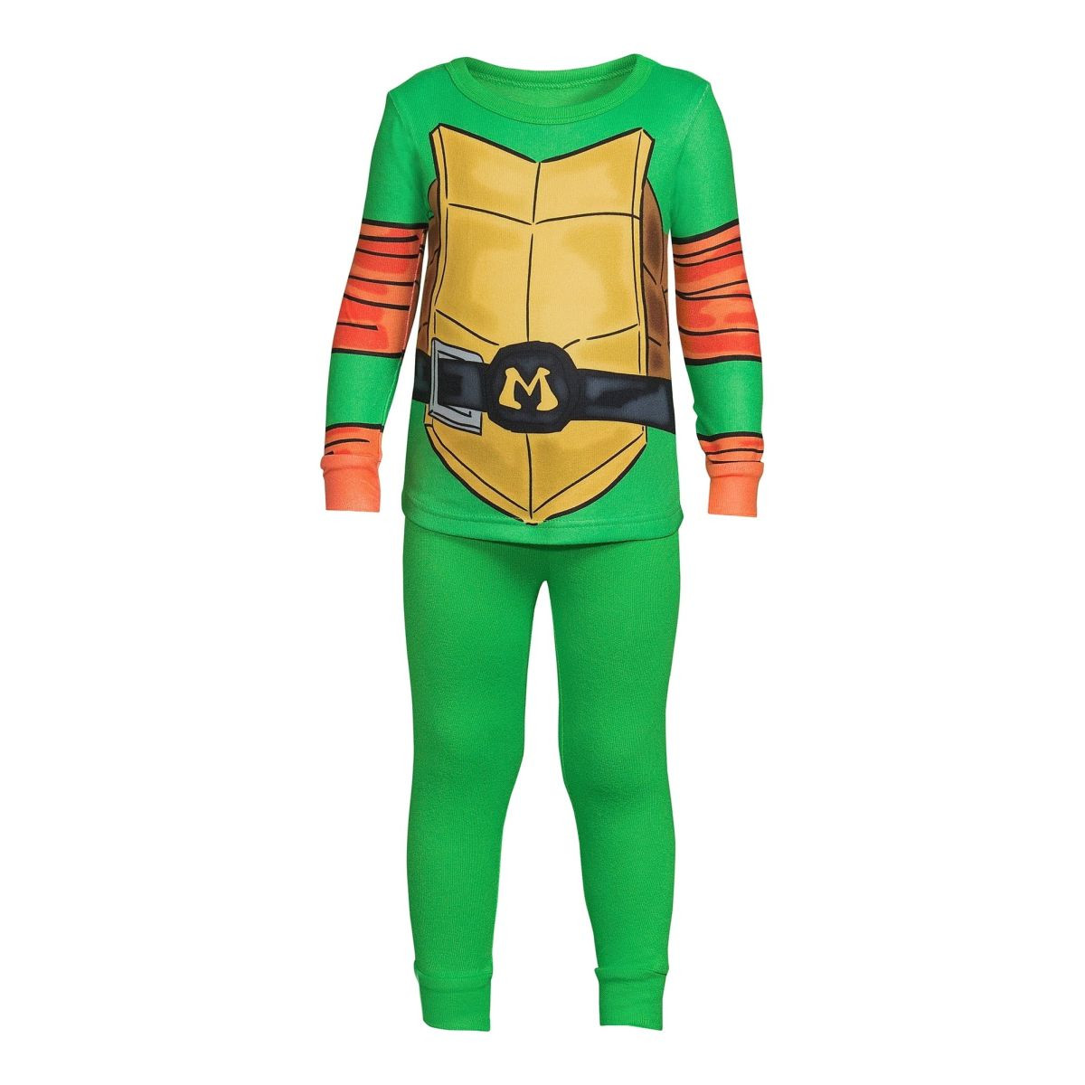 Teenage Mutant Ninja Turtles Michelangelo Toddler Boy's Costume Pajama ...