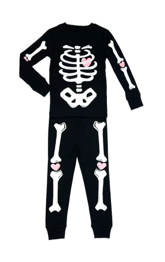 Carter's Toddler Girl's Halloween Skeleton Glow-In-The-Dark Costume ...