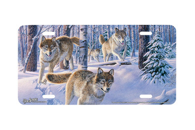 "Pack Attack" - Decorative License Plate - Airstrike