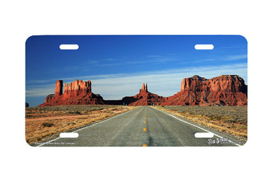 "Road to Monument Valley" - Decorative License Plate - Airstrike