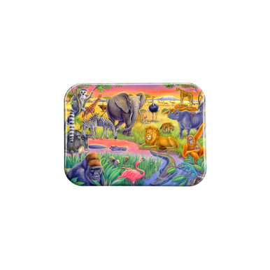 "African Animals" - 2.5" X 3.5" Rectangle Fridge Magnets - Airstrike