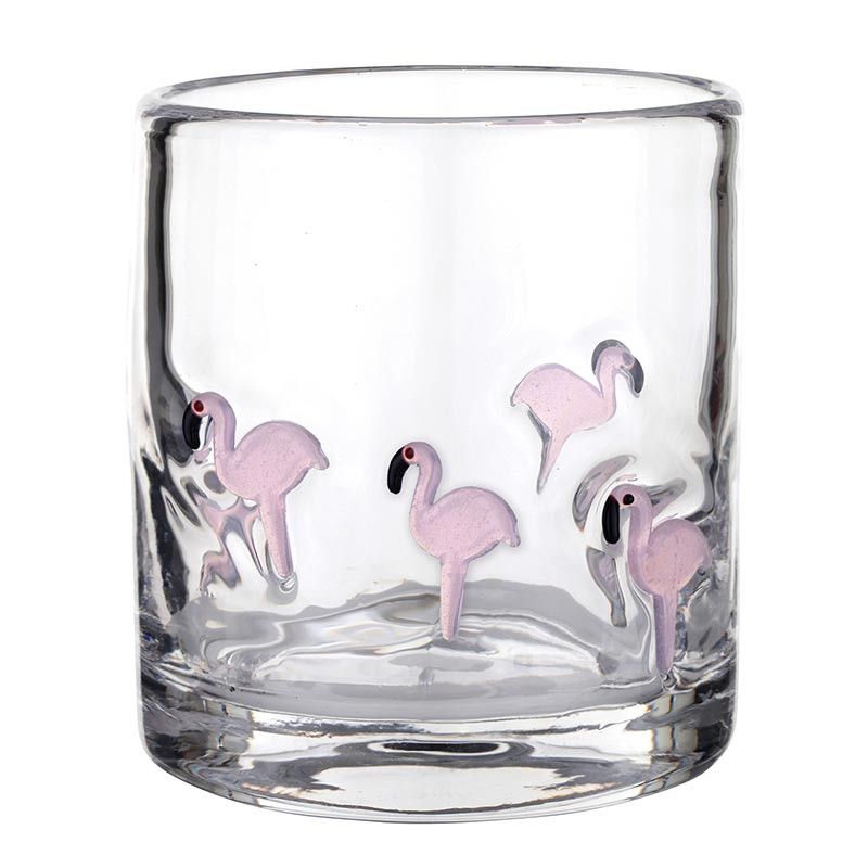DOF Icon Glass - Pink Flamingo - [Wholesale]Slant Collections