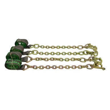2-Inch by 18-Foot WreckMaster Mini J, R, & T Hook Chain Strap