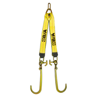 Heavy-Duty Low-Profile Hammerhead T-J & 15-Inch J Hook V-Strap