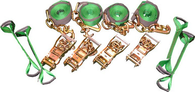 Heavy-Duty WreckMaster Car Carrier Tie-Down Package