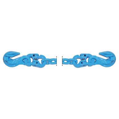 Cradle Grab Hook Grade 120 Chain 1/2-Inch by 10-Foot