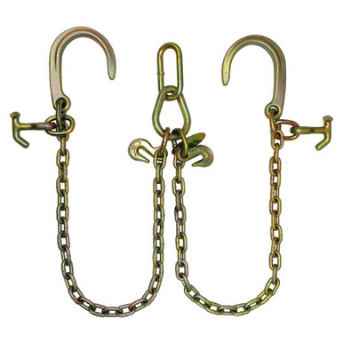 Low-Profile Hammerhead T-J Combo & 8” J Hook V-Chain 2-Foot