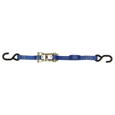 Heavy-Duty Industrial 1-Inch by 6-Foot S Hook Ratchet Strap