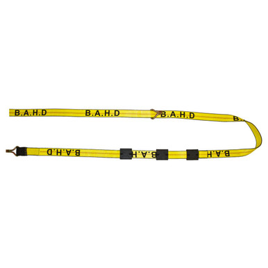 HD Double Finger Hook Trailer Strap w/Tire Grippers 2” x 12’