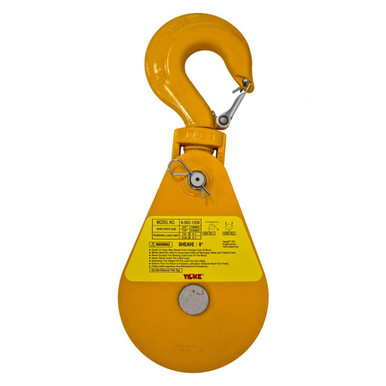 Heavy-Duty Industrial Yoke Alloy Snatch Block 6-Inch