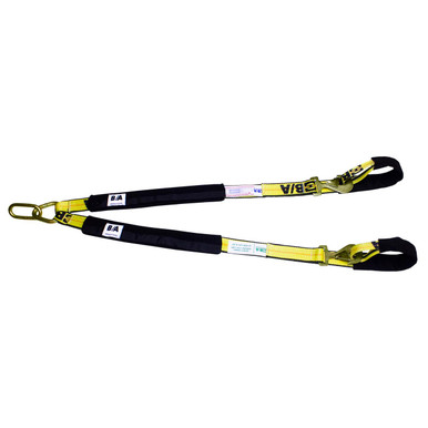 Low-Profile V-Strap For Exotic Vehicles 2-Inch by 4-Foot