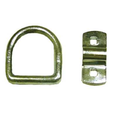 Weldable Plated Bolt-On D-Ring Attachment Point 1/2-Inch