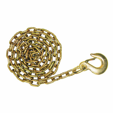 Heavy-Duty Eye Slip Hook Chain 5/16-Inch by 10-Foot