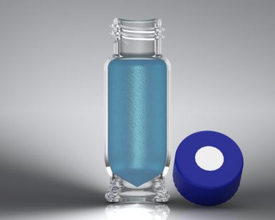2mL Glass Vial, 12x32mm, Screw Thread, Max Recovery, Kit with Cap ...