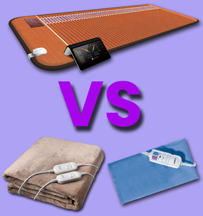 The Richway Amethyst Biomat vs Conventional Heating Pads - Biomat Store