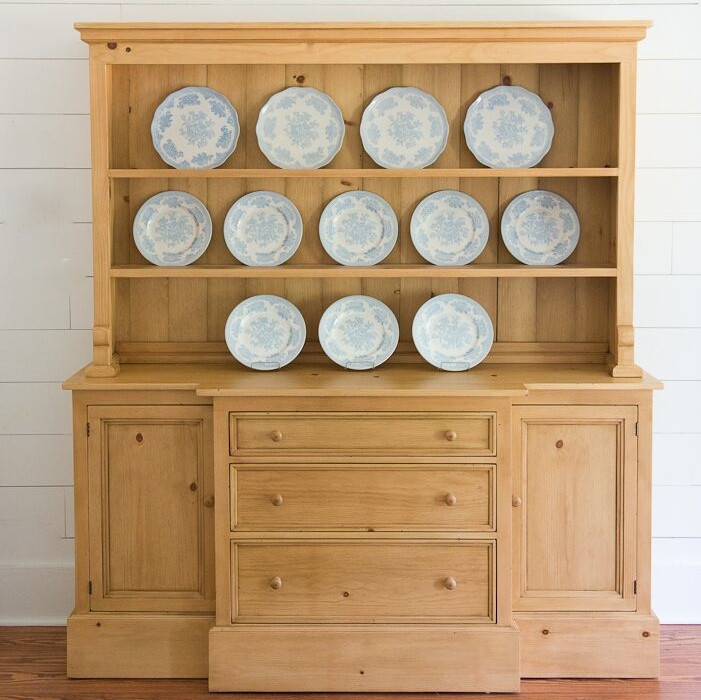 English Pine Breakfront- English Farmhouse Furniture - Ann Bradshaw ...