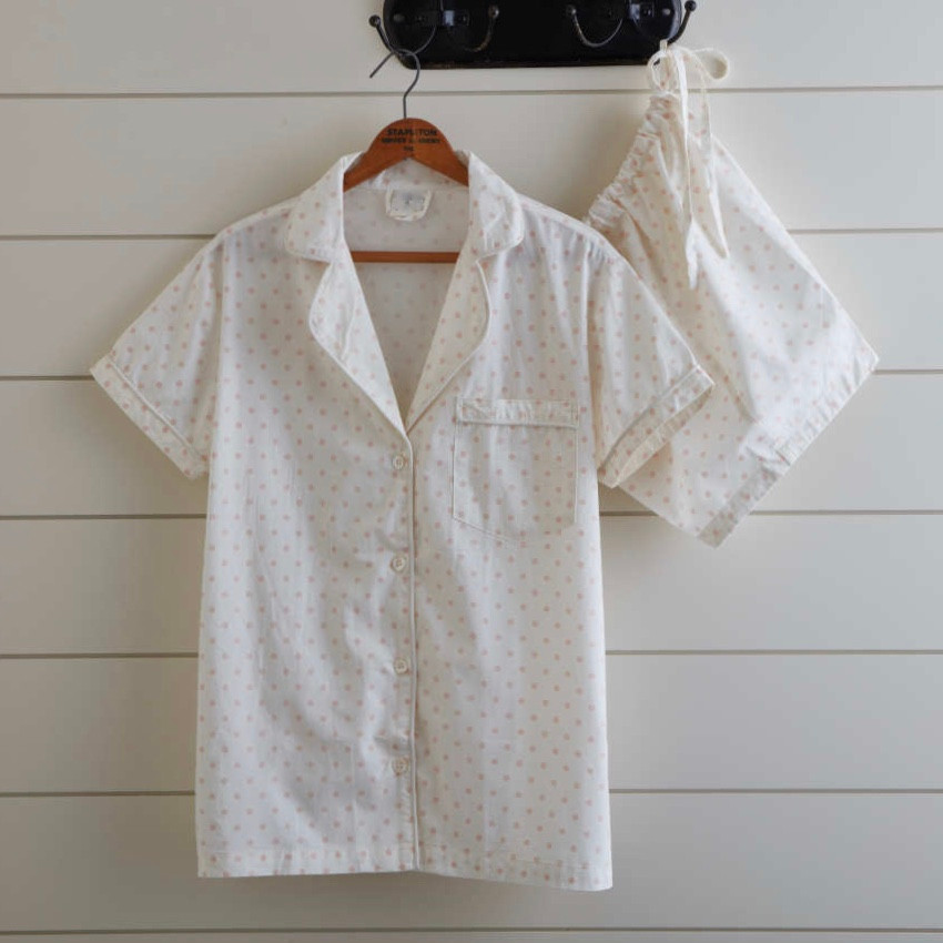 Petal Polka Dot Pajamas - English Farmhouse Furniture Inc