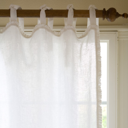 Matilda linen curtain panel
