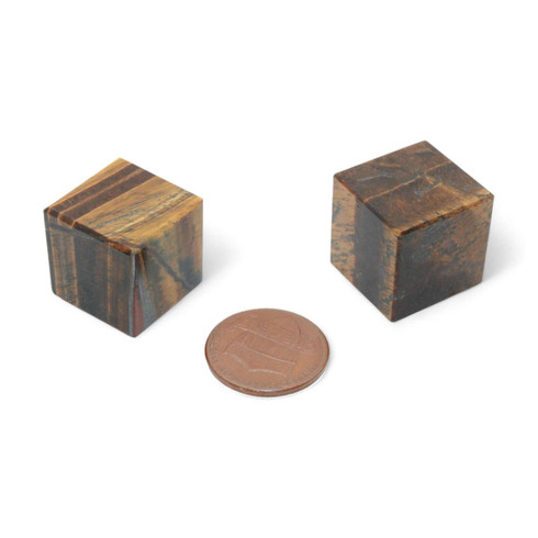 Natural Tiger Eye Cube – Premium Wholesale | Wishcrystal