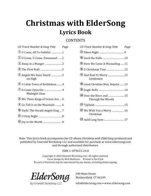 A Classic Christmas Caroling Songbook The Real Christmas Book: C ...