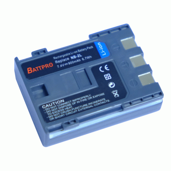 Battpro Canon NB-2L Rechargeable Li-ion Battery Pack 充電池 - Yingkee Photo