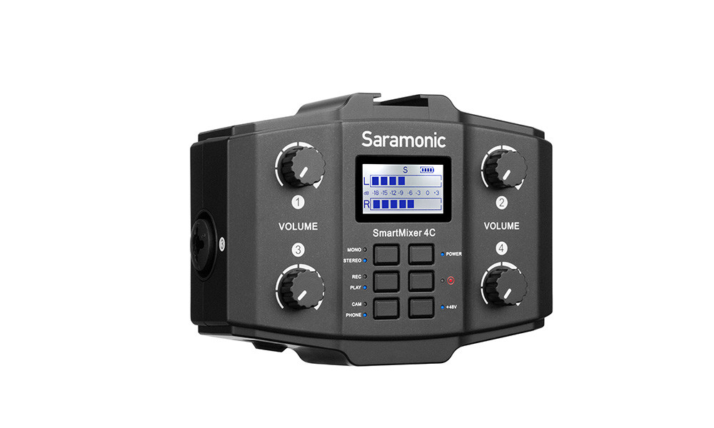 Saramonic SmartMixer 4C 4-channel Microphone Mixer With Phantom Power