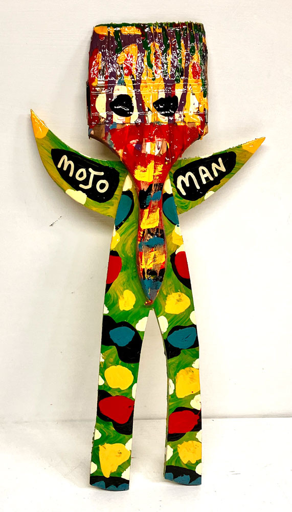 MOJO MAN GUITAR - CUT-OUT BY BEBO.