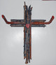 BEAUTIFUL RUSTIC TWIG CROSS by Pops Casey - Possum County Folk Art Gallery