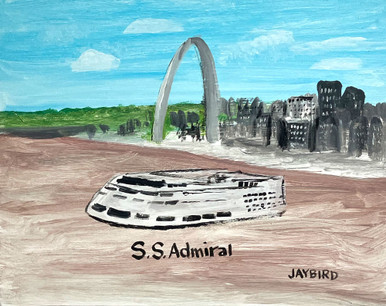 St Louis S S ADMIRAL RIVERBOAT and ATCH (21) by JayBird