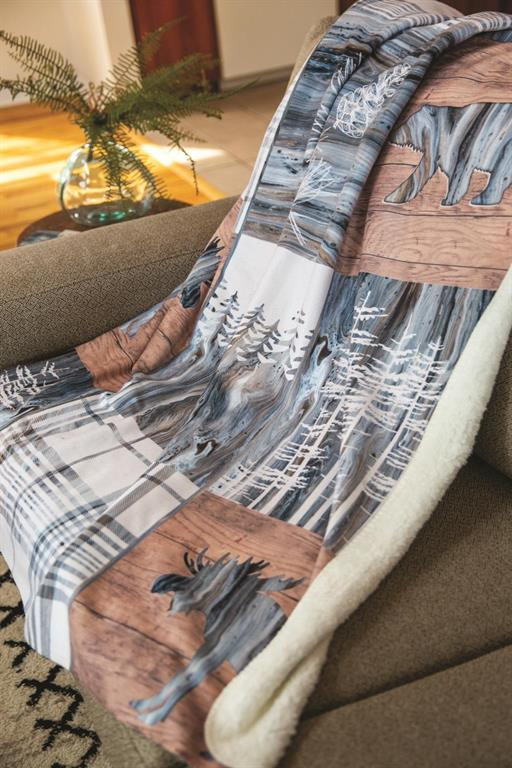 Cabin Decor, Lodge Decor, Blankets and Throws
