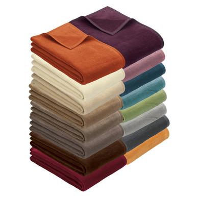 Buy Porto Cotton Acrylic Solid Color Throw Blanket | Blankets.com