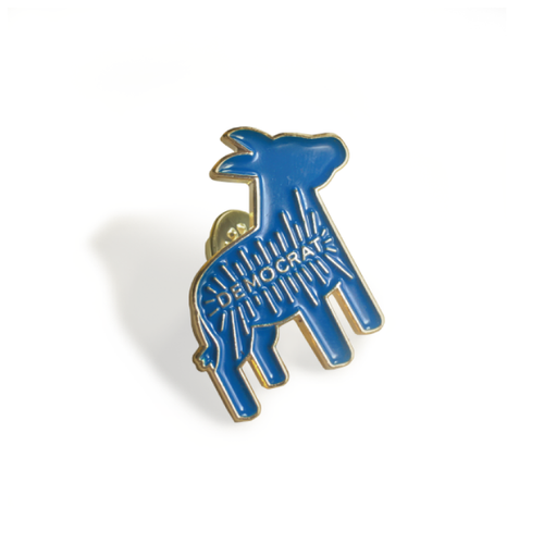 Pride Donkey Pin - The Democrats Webstore