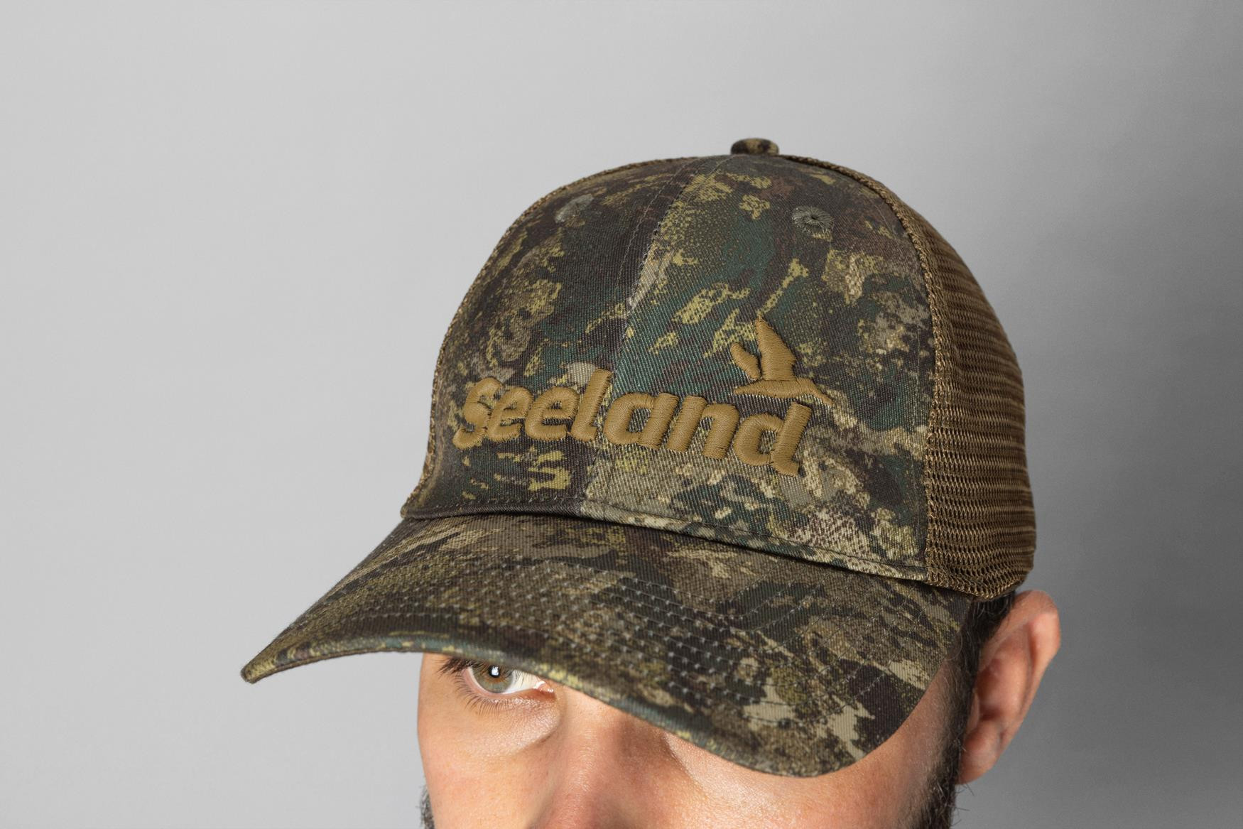 Seeland Tuff Trucker Cap Hat InVis MPC Camouflage - lakelandcountry