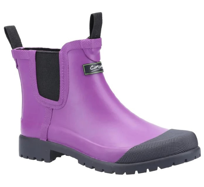 Cotswold Blenheim Ankle Wellies Purple - lakelandcountry