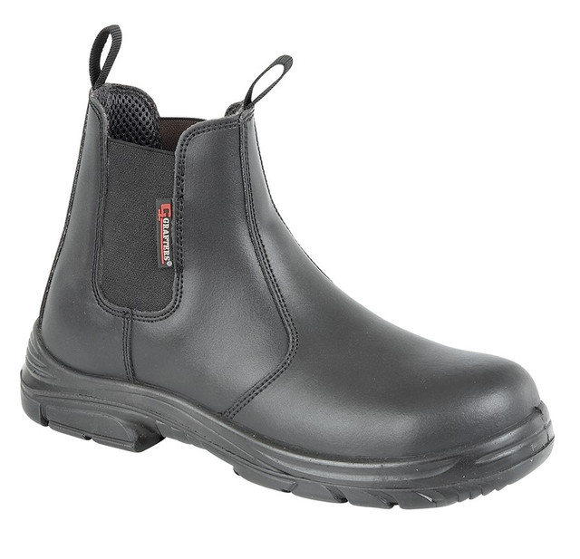 Grafters Safety Dealer Boots Black EEEE Wide Fit M9502A - lakelandcountry