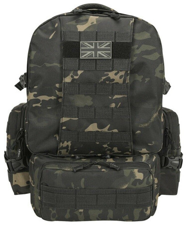 Kombat UK Expedition Pack 50L MT Black - lakelandcountry