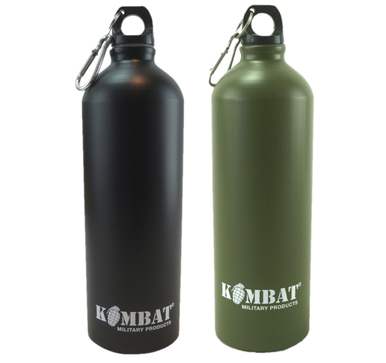 Kombat UK Aluminium Water Bottle 1000ml - lakelandcountry