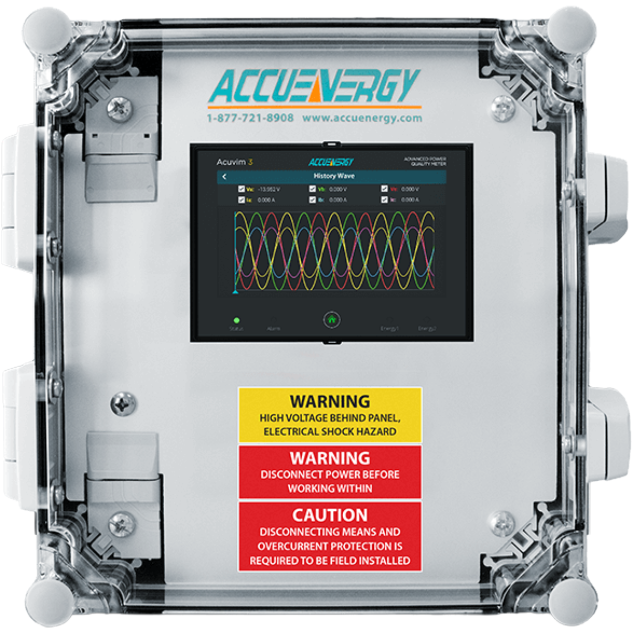 ACUPANEL-9108X-3-MV-P3 | AcuPanel 9108X Pre-Wired Power Quality Control ...