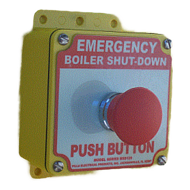 Pilla BSD120MO | Boiler Shut Down Push Button | ZOT Supply